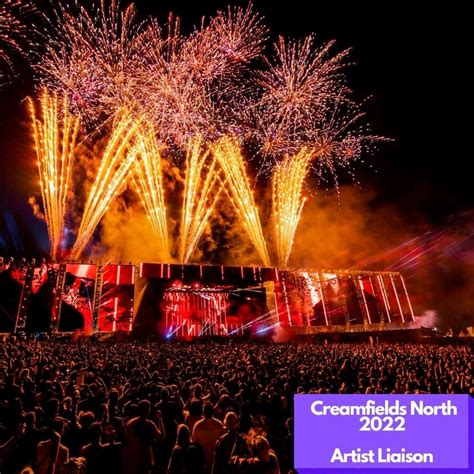 Sc Productions Ltd Are Proud To Provide Full Artist Liaison Services To Creamfields Each And