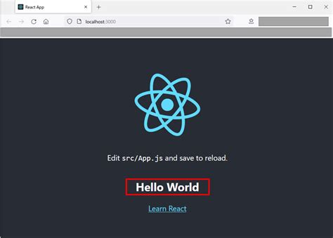 React React Hello World