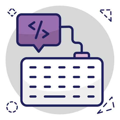 Coding Programming Development Source Vector Keyboard Icon