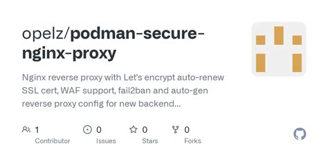 Github Opelzpodman Secure Nginx Proxy Nginx Reverse Proxy With Lets Encrypt Auto Renew Ssl