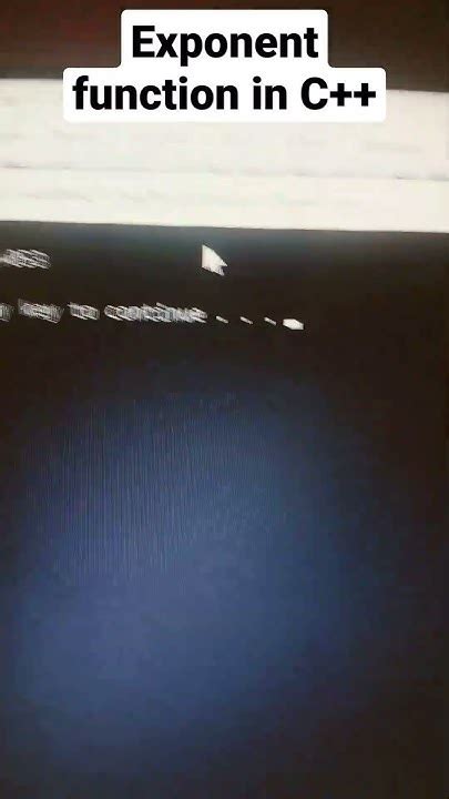 Exponent Function In C💻💻 Youtube