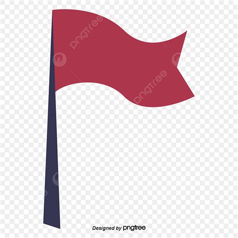 붉은 깃발 만화 깃발 붉은 깃발 Png 일러스트 및 벡터 에 대한 무료 다운로드 Pngtree
