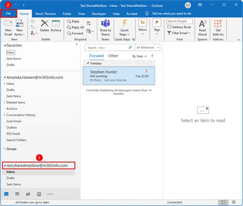 How To Add Shared Mailbox Account In Outlook O365info