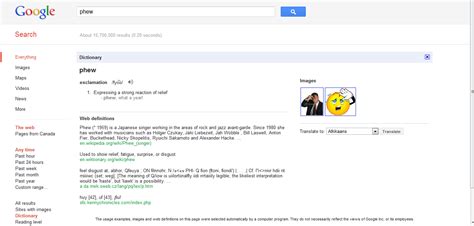 Search Directly Google Dictionary Web Applications Stack Exchange