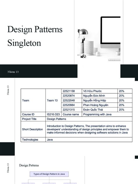 design patterns singleton pdf