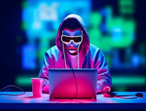 Premium Ai Image Anonymous Hacker With Hoodie Concept Of Hacking Cybersecurity Cybercrime