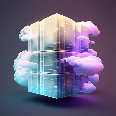 Premium Photo Ai Generated Illustration Of Cloud Computing Concept In