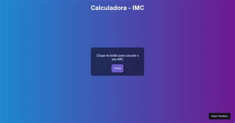 Gabrielsilva8imc Calculadora Codesandbox