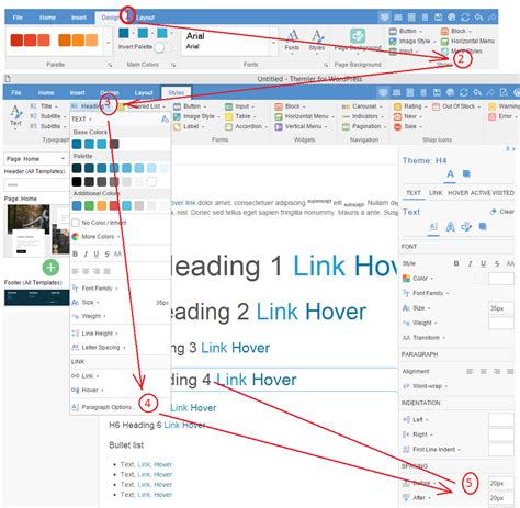 Headline Styles H1 H6 Beforeafter Space Adjustment Not Shown In Preview Billionanswers