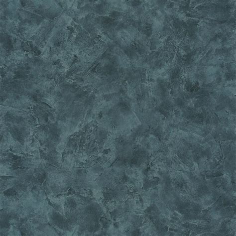 Uni Patine Wallpaper In Dark Mineral Blue Silk Interiors Wallpaper