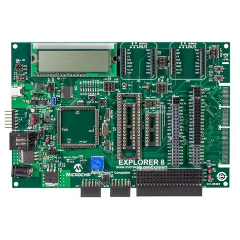Microchip DM PIC F Explorer MCU USB To I C Development Board Rapid Electronics