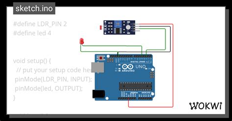 LDR Wokwi ESP32 STM32 Arduino Simulator