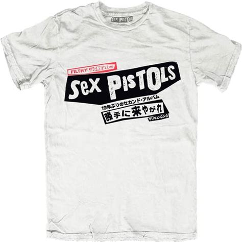 Sex Pistols Unisex Vuxen Filthy Lucre Japan Bomullst Shirt För Vuxna Cdon
