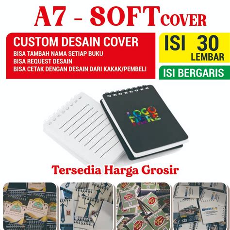 Jual Notebook Mini A7 Jilid Custom Jilid Spiral Buku Tulis Mini A7