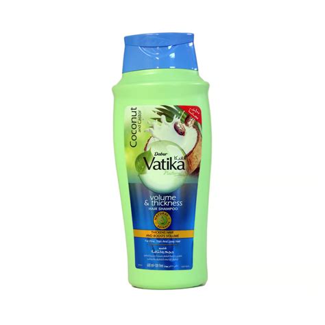 Vatika Naturals Coconut And Castor Volume And Thickness Shampoo