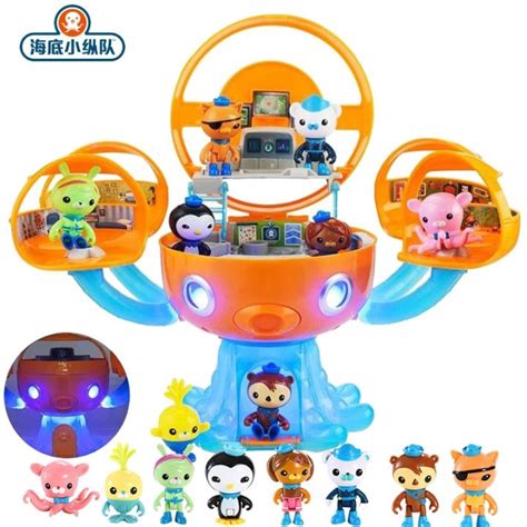 Octonauts Octopod Castle Toys Set 8 Pcs Action Figure Dolls Adventure