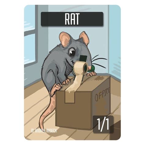 Rat Token 11 By Andrea Radeck Your Magic Journey Starts Here Explore Props Cards And More