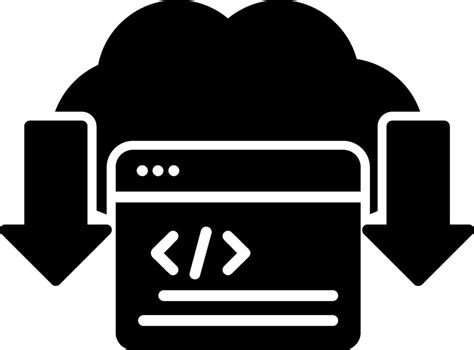 Edge Computing Concept Glyph 65357672 Vector Art At Vecteezy