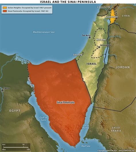 Egypt Israel Border Map