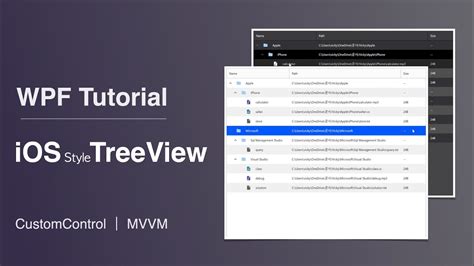 Wpf Treeview 마스터하기 Itemscontrol의 재귀적 설계와 Cupertino 스타일 구현 🌳 Youtube