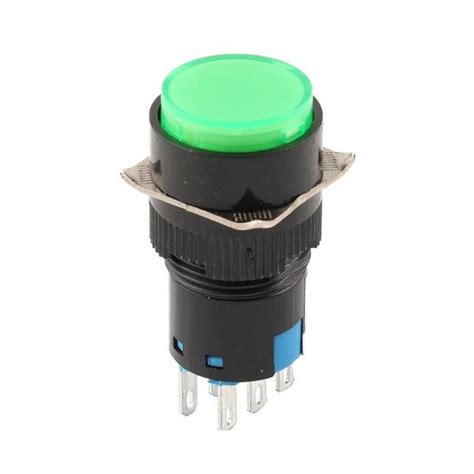 Probots ProMax PST16240RL Push Button Latching Switch Round 240V Red Indicator Light 2 Pole Buy