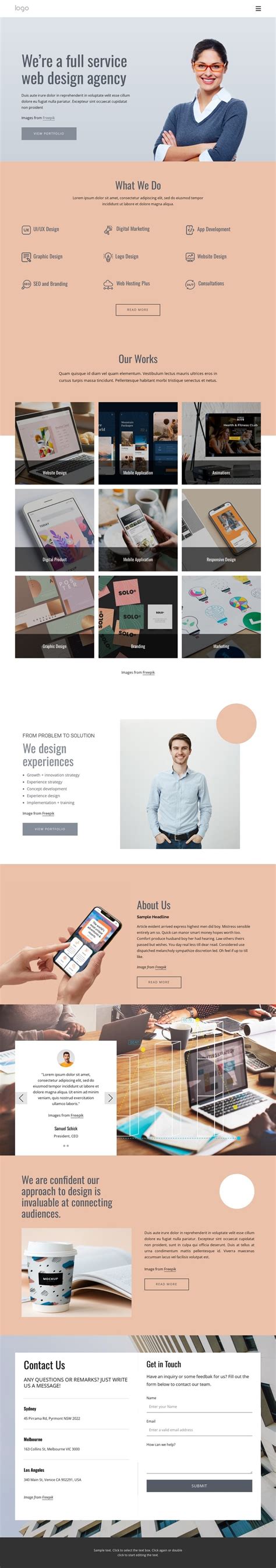 expert website development html template by nicepage