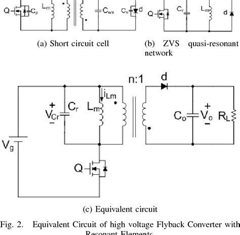 Figure From Analysis And Design Of A High Voltage Flyback Converter With Resonant Elements