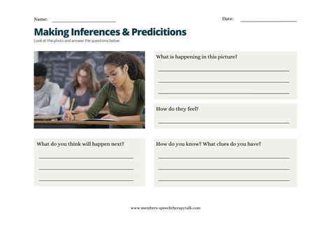 The Best Inferences Worksheets And Resources For Speech Therapy Speech Therapy Talk Membership