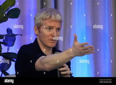 Patrick Collison Ceo Of Stripe Speaks During An Event At The Biohub
