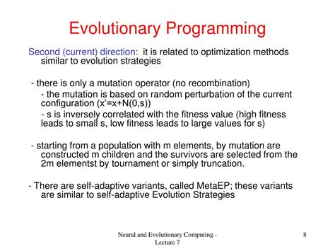 Ppt Evolutionary Programming Powerpoint Presentation Free Download