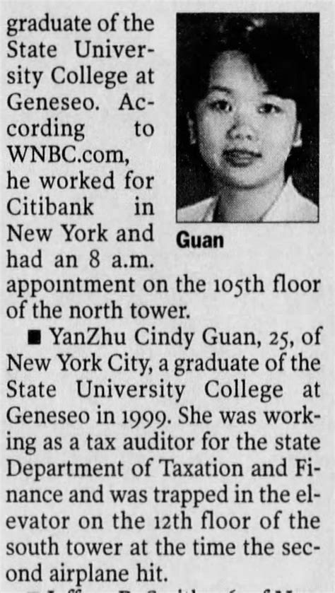 Cindy Yan Zhu Guan 1976 2001 Find A Grave äreminne