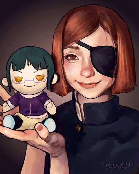 Nobara Kugisaki Personagens De Anime Cartões Artísticos Desenhos
