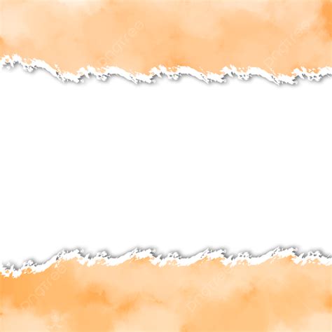 수채화 오렌지 하늘 찢어진 종이 수채화 오렌지 찢어진 종이 스크랩북 Png 일러스트 및 Psd 이미지 무료 다운로드 Pngtree
