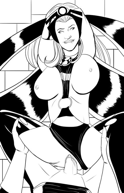 Danger Room Session Storm Black And White Version By Geekyguy28