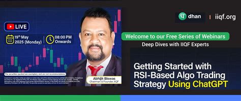 Getting Started With Rsi Based Algo Trading Strategy Using Chatgpt