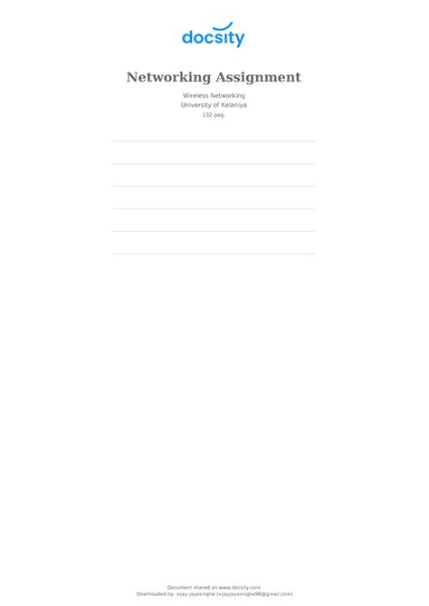Networking Assignment 11 Networking Assignment Wireless Networking