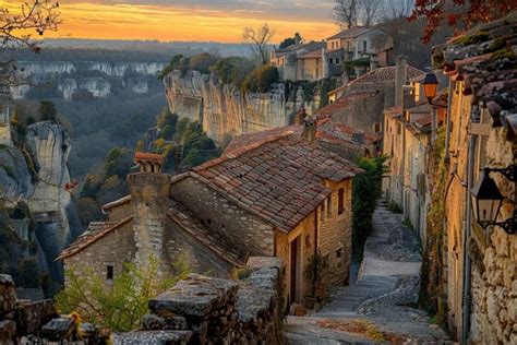 Ce Village Perché Dans Le Lot Surnommé La Forteresse Des Falaises