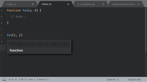 Wrong Mapping For Typescript D · Issue 57 · Facelessusersublime