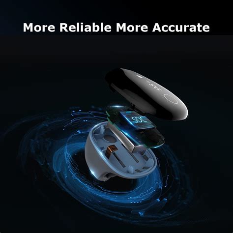 Buy Vibeat Oxyring Oxygen Monitor Continuous Finger Pulse Oximeter With Free App Recording