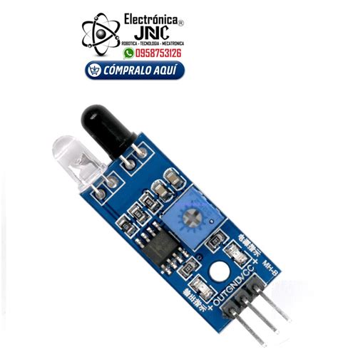 sensor infrarrojo evasor de obstáculos electronica jnc