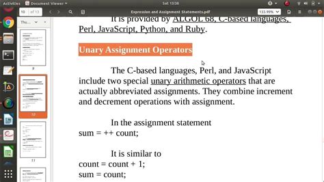 module 2 assignment statement programming paradigm ktu youtube