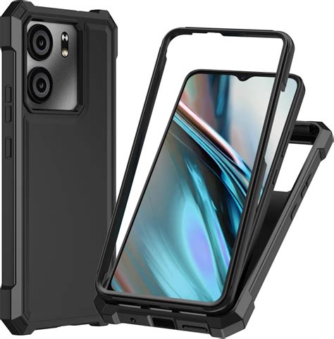 Gw Usa For T Mobile Revvl G Case With Tempered Glass Screen Protector Phone Case Full Body