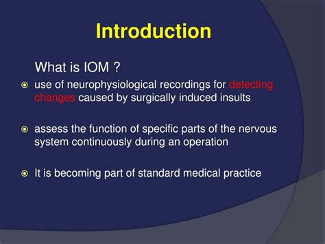 Ppt Intraoperative Monitoring Powerpoint Presentation Free Download Id 6524235