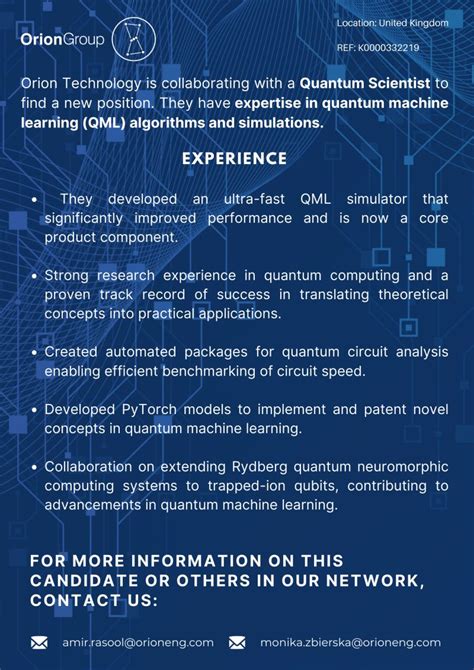 Monika Zbierska On Linkedin Quantumtechnologies Quantum
