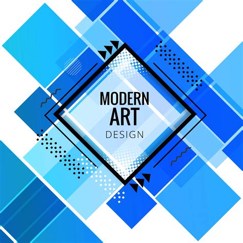 Modern Blue Geometric Background Vector 256913 Vector Art At Vecteezy