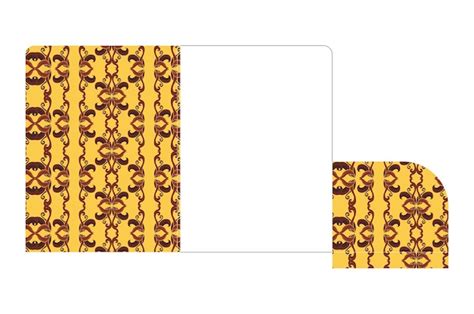 Premium Vector Folder File Design With Ornament Pattern Theme