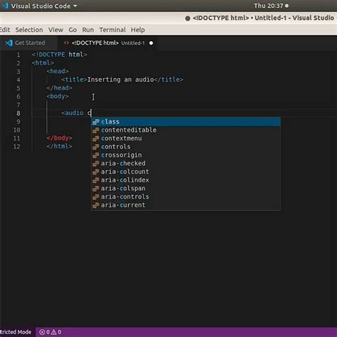 inserting an audio in webpage using html vs code shorts youtube