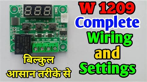 W1209 Wiring And Setting W1209 Controller Wiring And Setting W1209 Wiring W1209 Setting