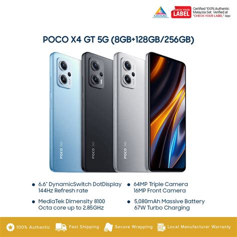 Poco X Gt G Gb Gb Smartphone Original Year Warranty By Poco Malaysia Kts