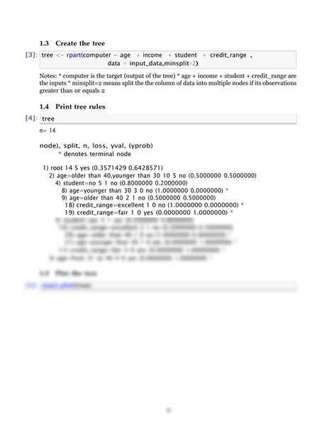 Solution R Programming Language Code Explanation Summary Decision Tree
